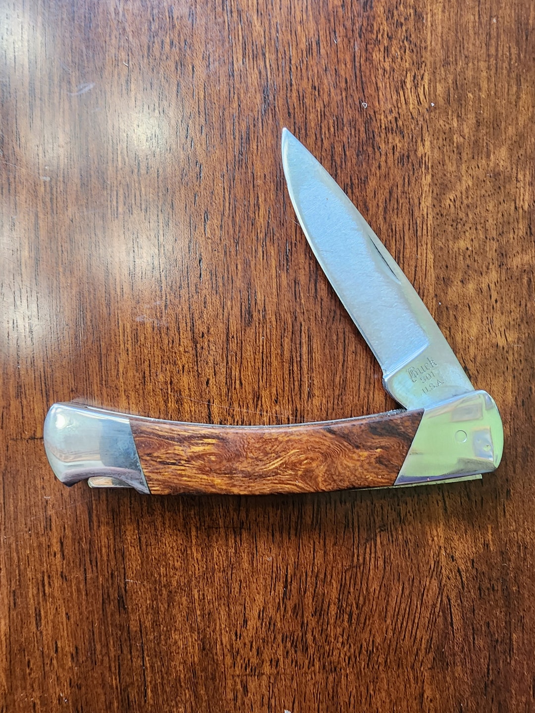 Buck Knife 501 Squire With Desert Ironwood Custom Scales - Etsy