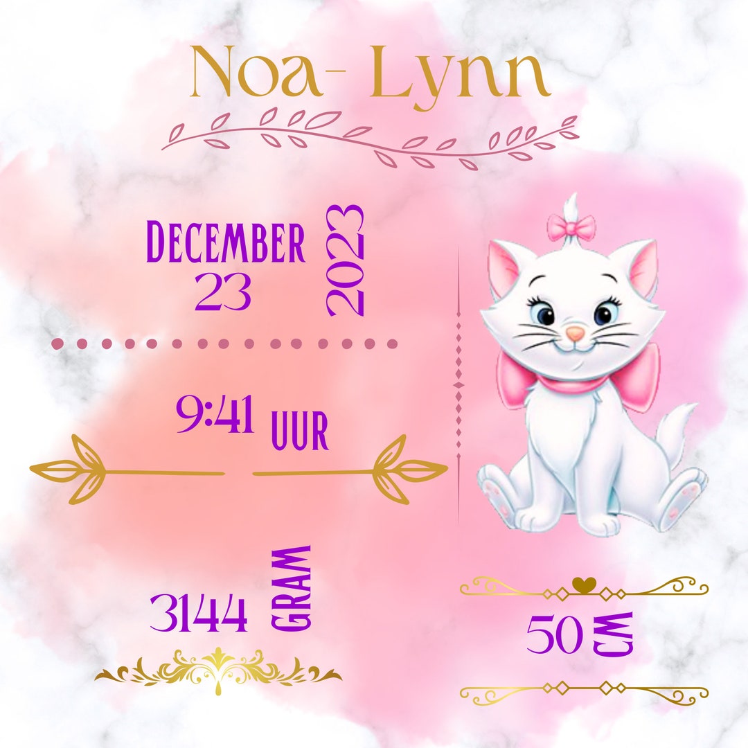 Baby Birth Announcement Template Svg Baby Shower Svg Birth Statistics ...