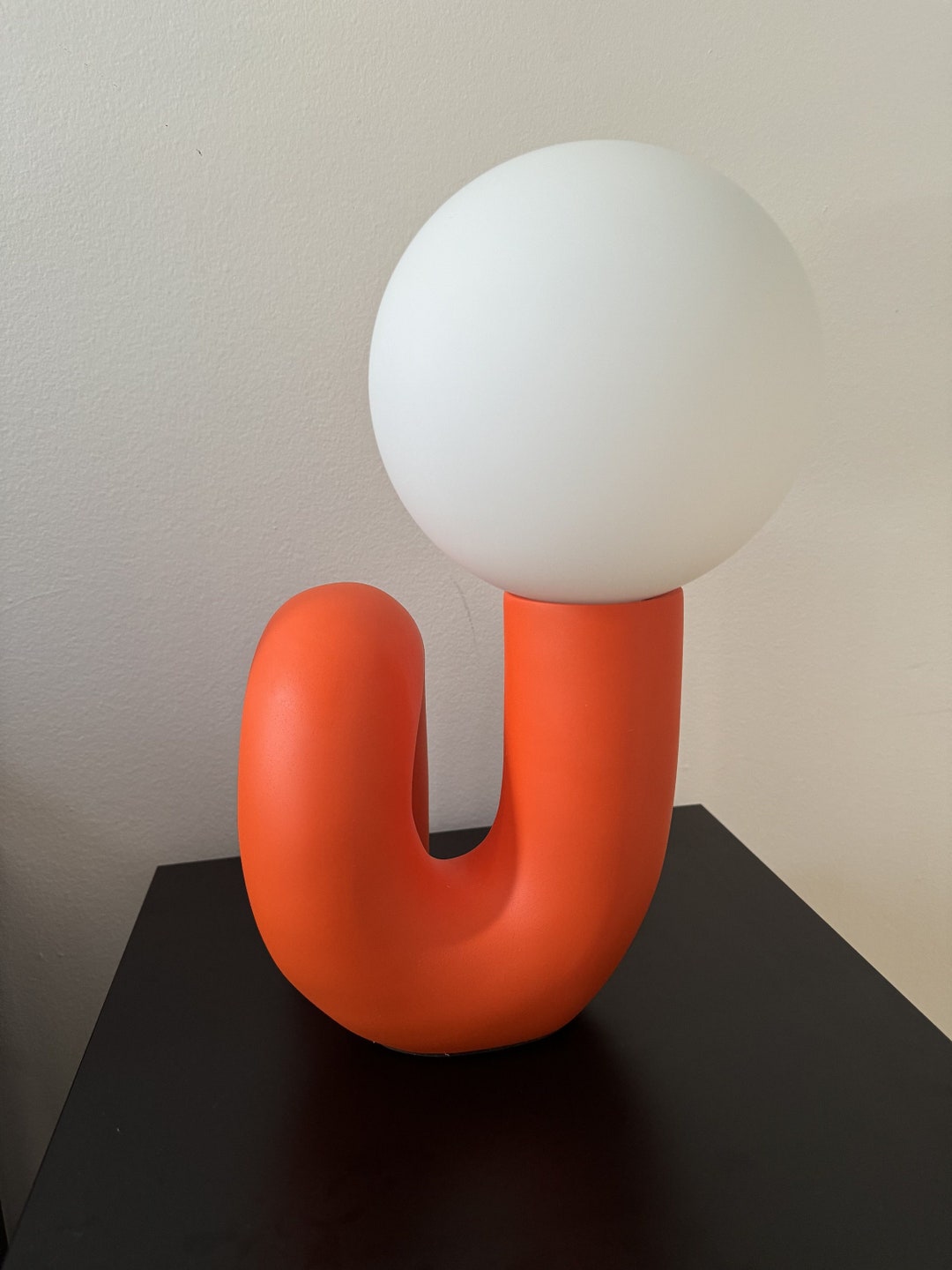 Curl Lamp Neotonic Playful Curved Design for Home Decor, G9 Bulb Warm ...