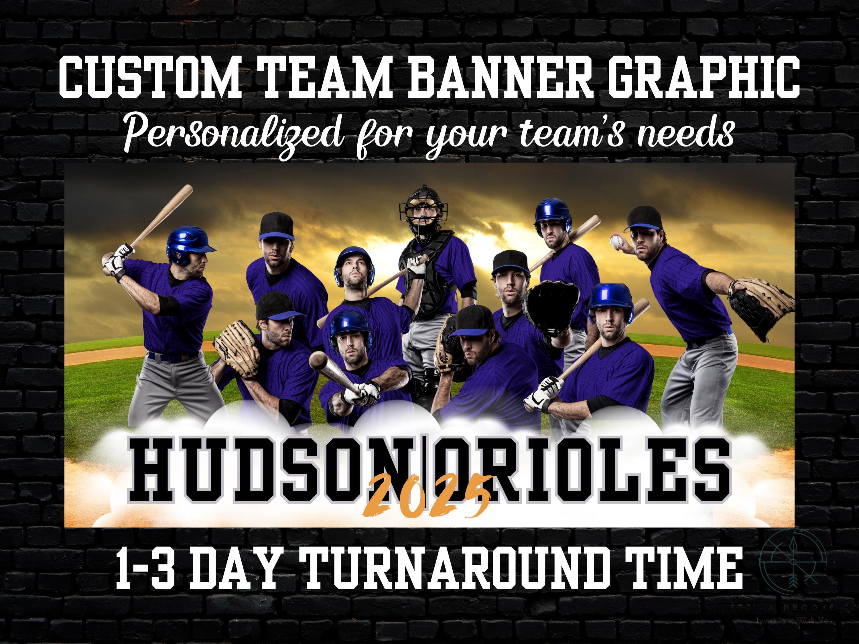 Custom Digital Team Banner: Personalized Graphic for Teams of All ...