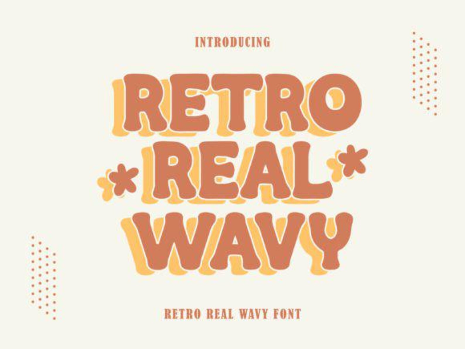 Wavy Stacked Font Bundle: 5 Fun Typeface Styles (instant Download) - Etsy