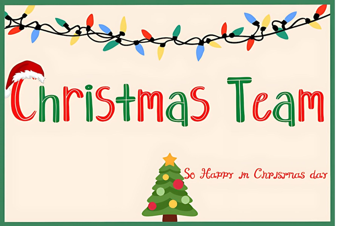 Christmas Team Fun Handwritten Font | Quirky Font for Crafts, Digital ...