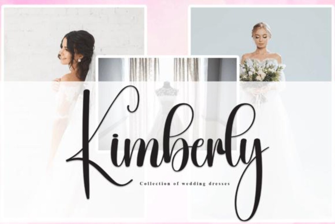 Elegant Wedding Calligraphy Font: Instant Download for DIY Invitations ...