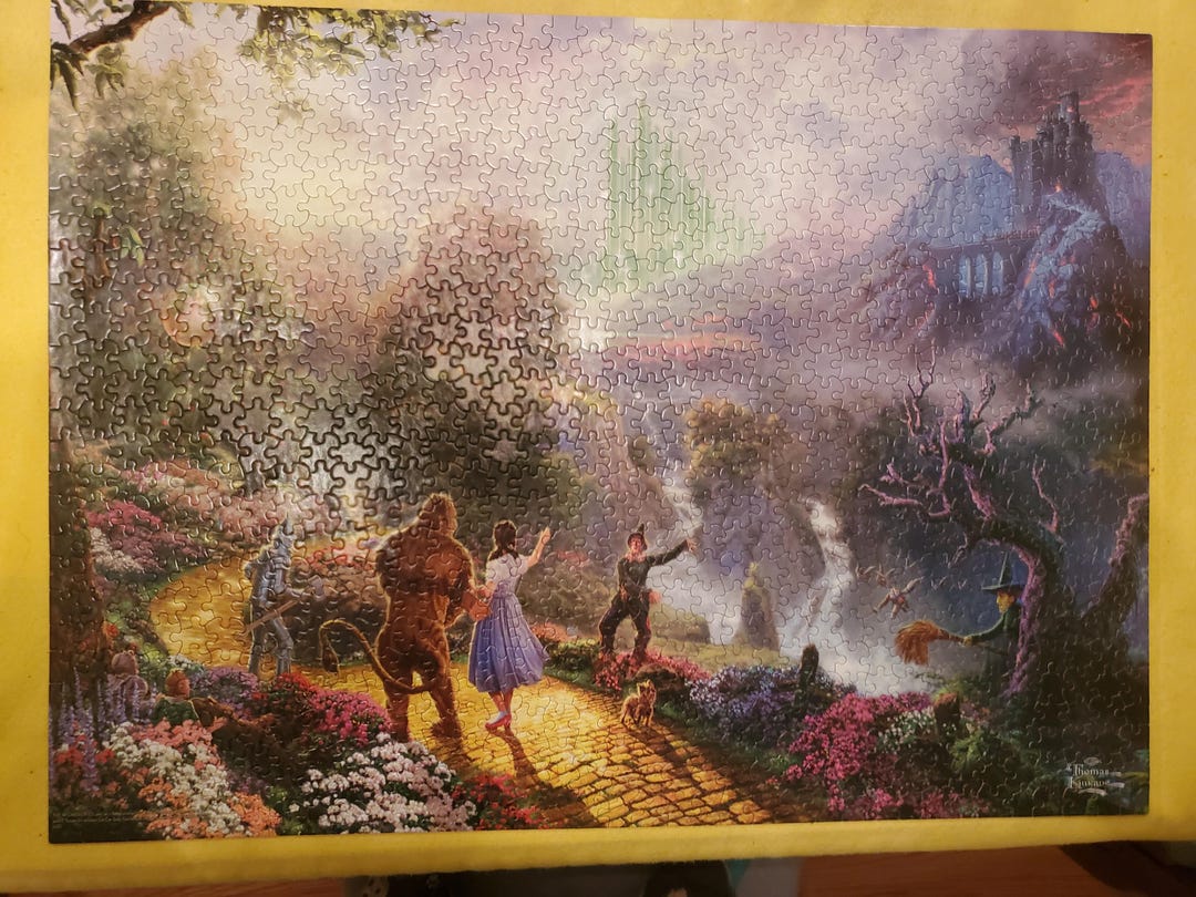 Fully Assembled and Glued Wizard of Oz Puzzle - Etsy