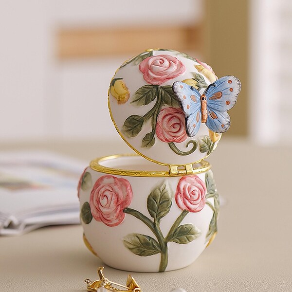 Ceramic Jewelry Box - Etsy