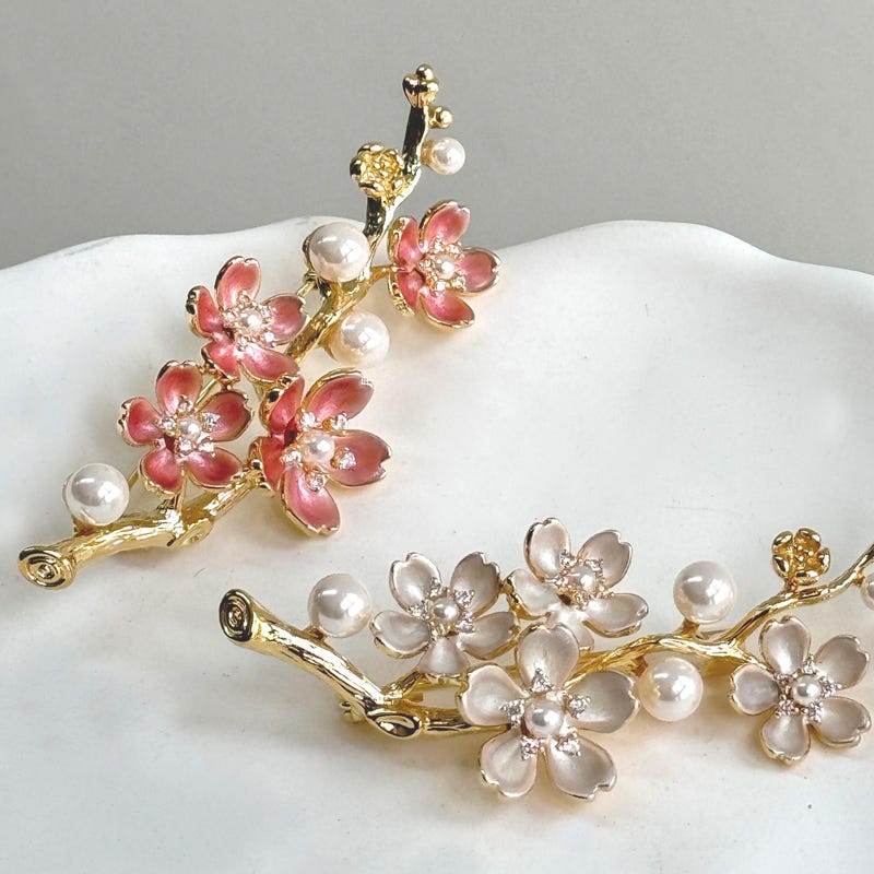 Flower Brooch - Etsy