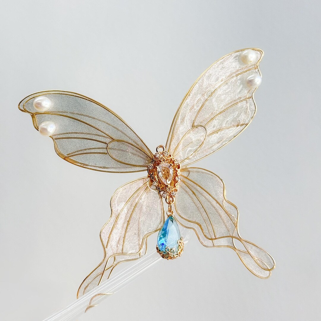 Large Butterfly Brooch,handmade Resin Butterfly Brooch,butterfly Brooch ...