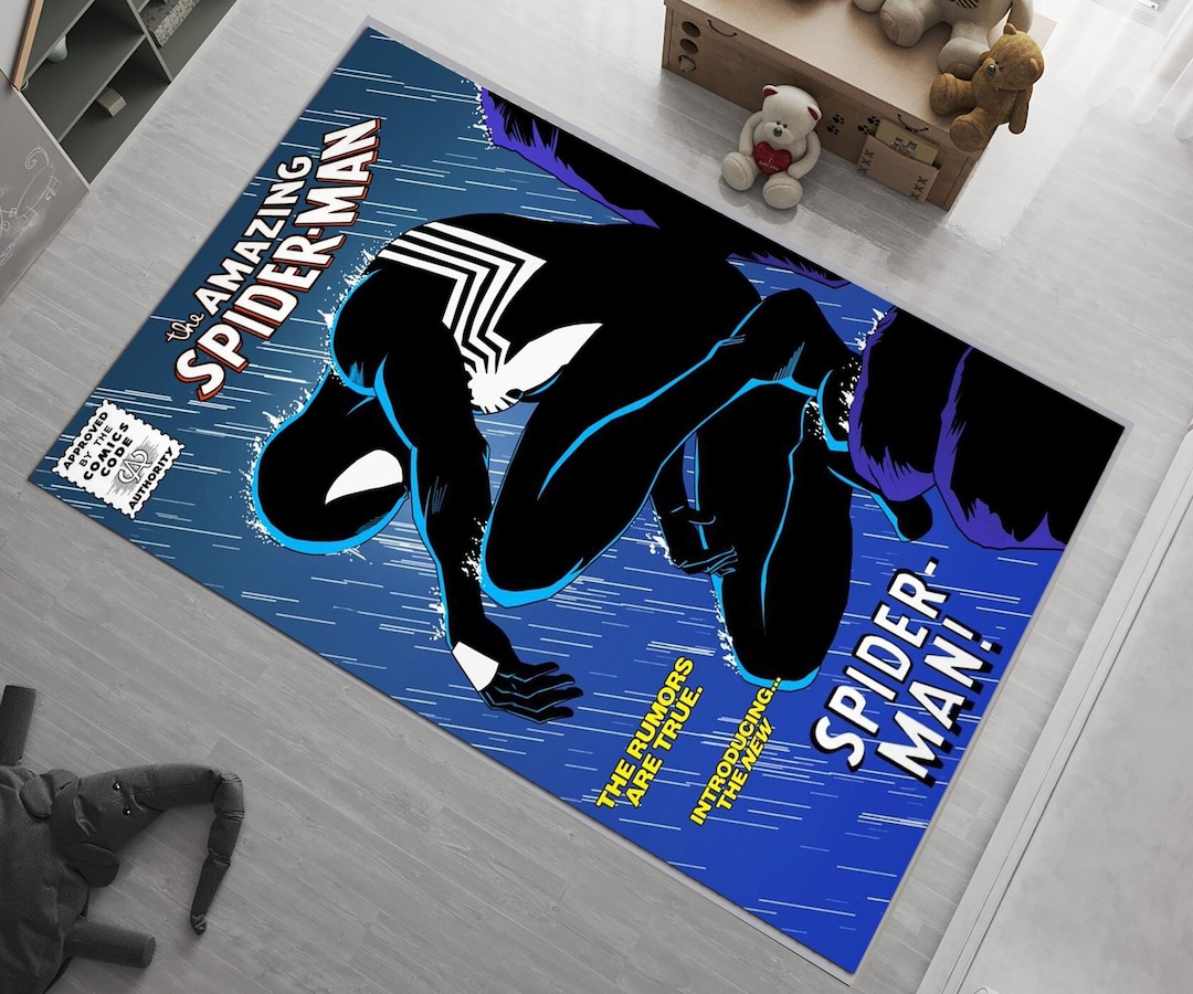 Spiderman Comic Rug, Spiderman Magazine Cover Rug, Spider-man Rug,comic ...