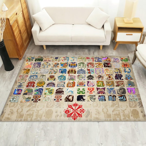 Monster Hunter Rugs - Etsy