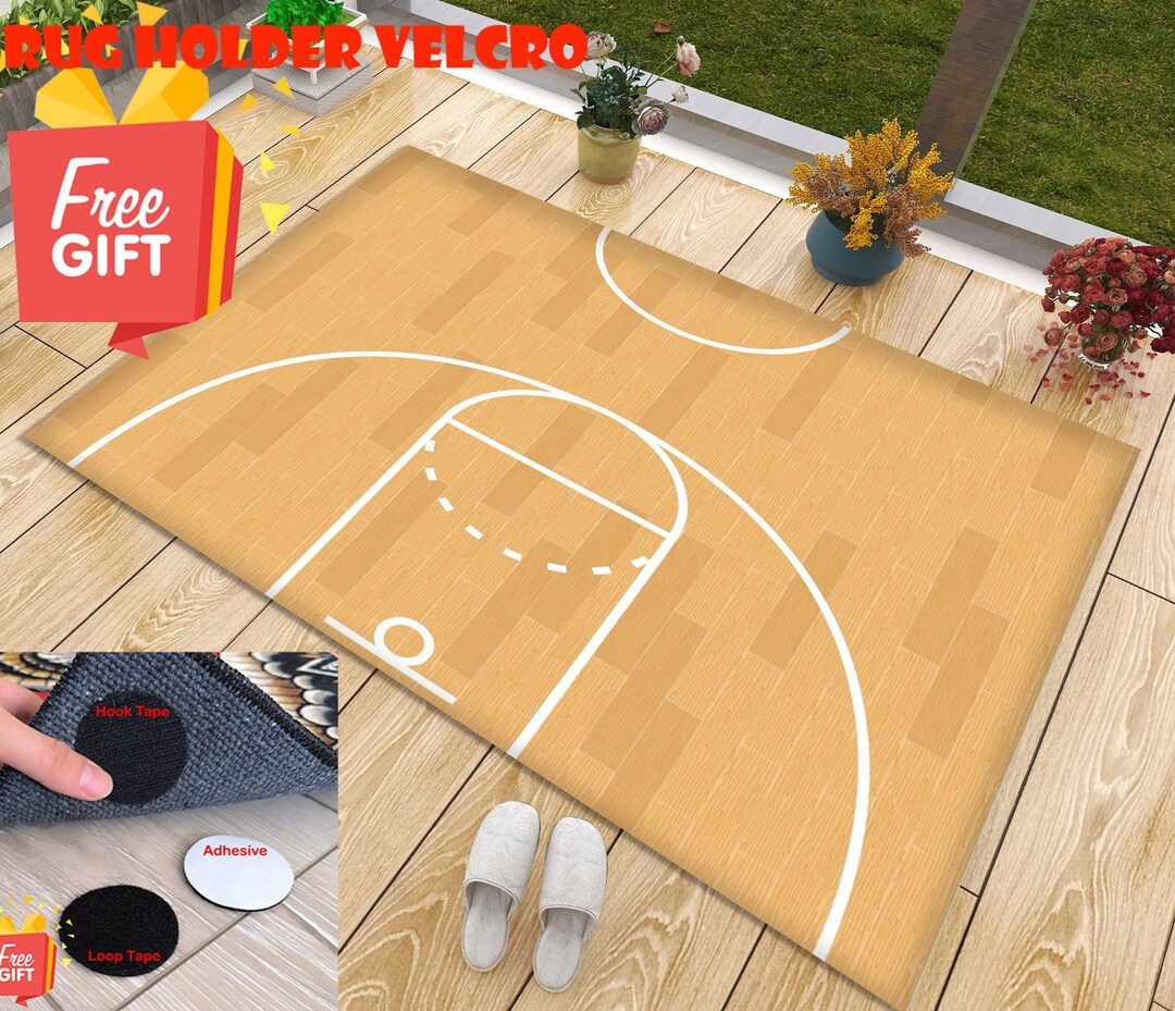 Game Rug, Basketball Court Rug, Children Play Time, Half Basketball ...