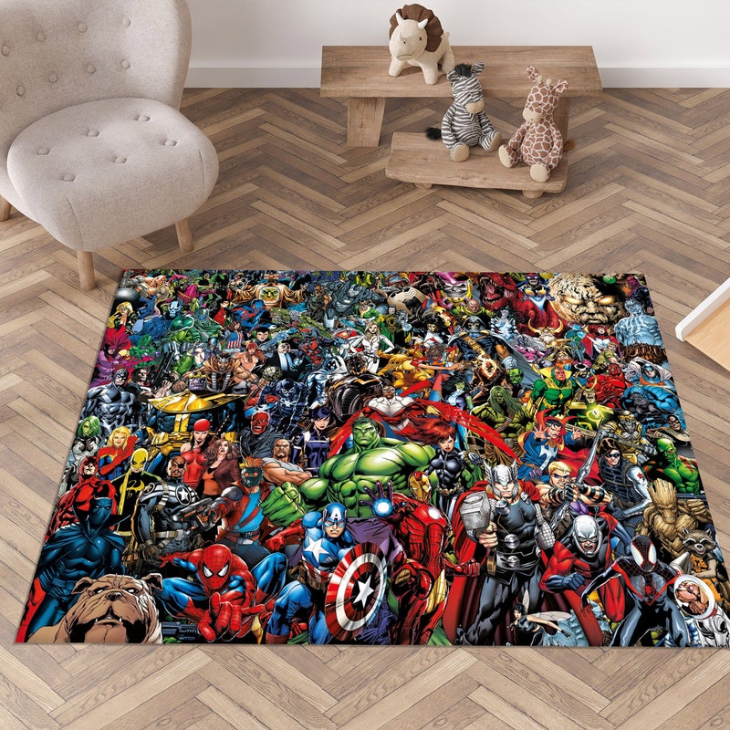 Avengers Rug - Etsy