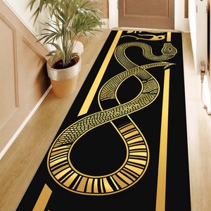 Egyptian Snake Rug: Ancient Symbol Home Decor - Etsy