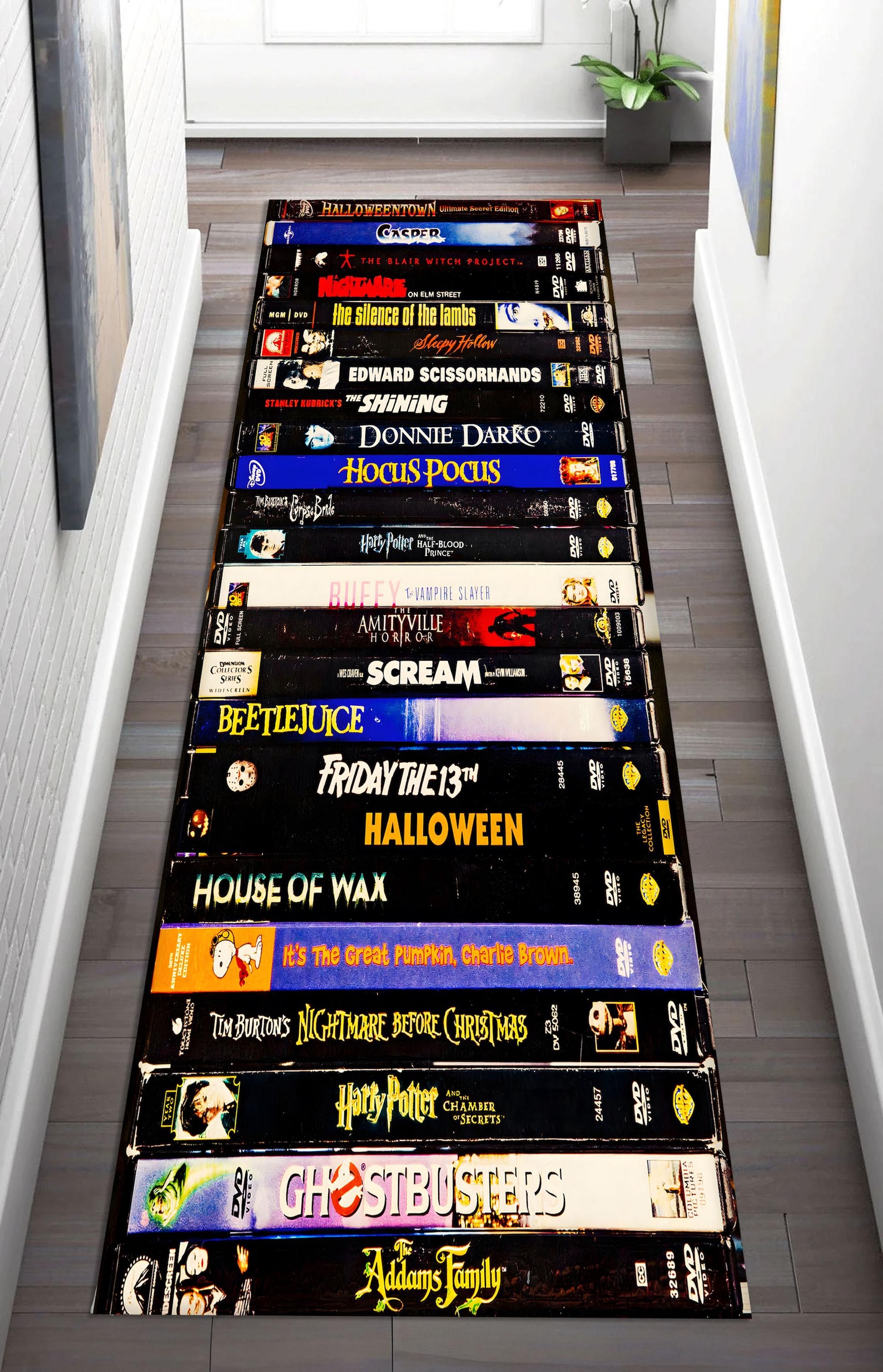 80s Nostalgic Horror Movie VHS Rug: Retro Home Theater Decor - Etsy