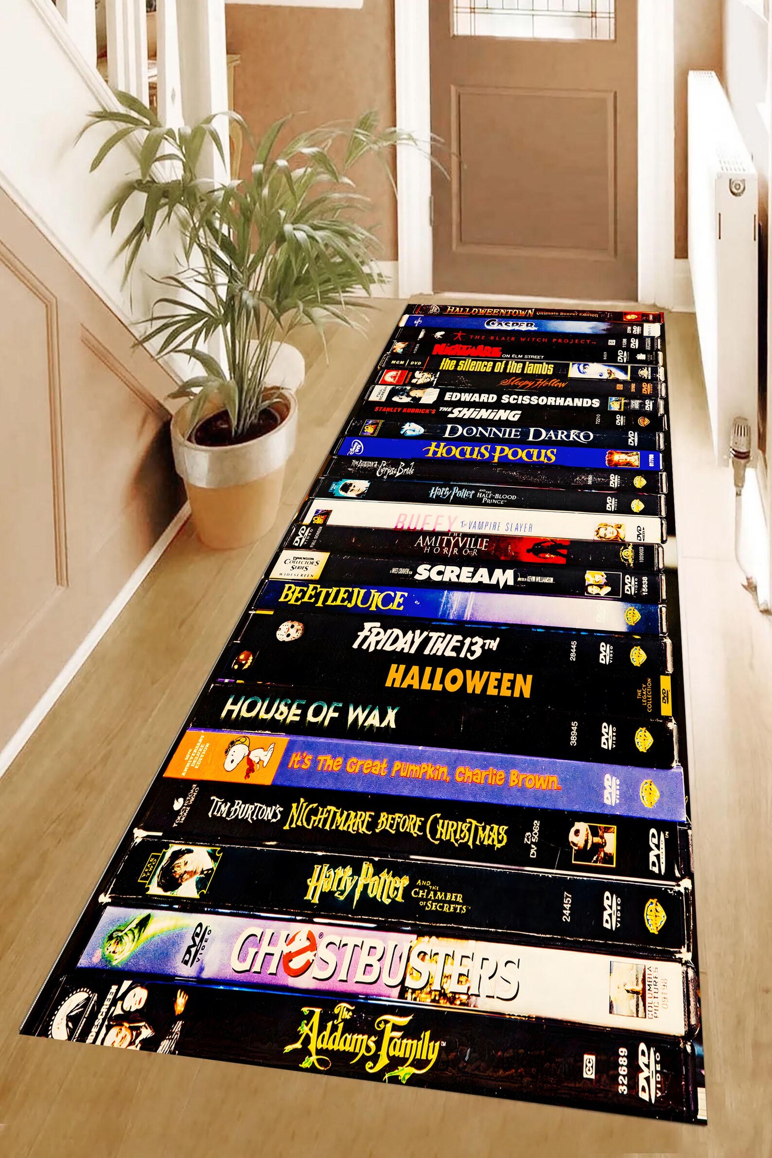 80s Nostalgic Horror Movie VHS Rug: Retro Home Theater Decor - Etsy