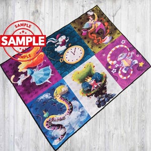 Alice in Wonderland Rug: Non-slip Fairytale Kids Room Decor - Etsy