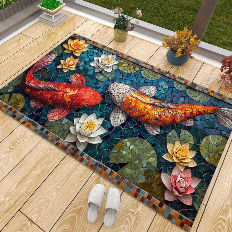 Japanese Design Area Rugs - Etsy