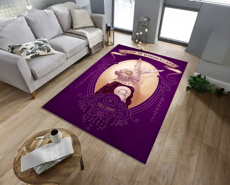 Alice in Wonderland Rug: Non-slip Fairytale Decor - Etsy