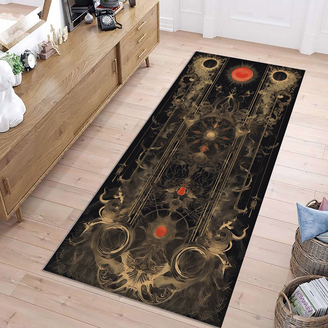 Psychedelic Rug, Pop Art Design, Isometric Cathedral, Abstract Rug ...