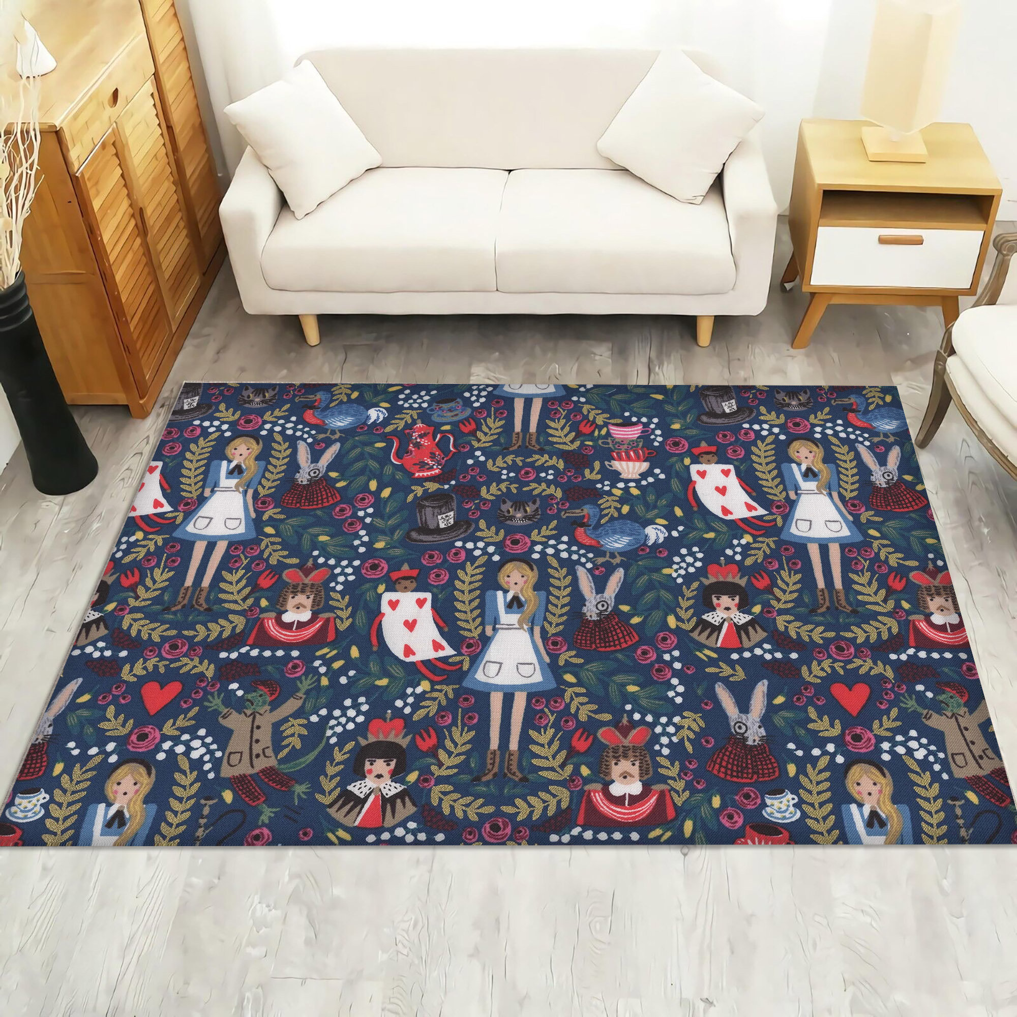 Alice in Wonderland Rug, Alice Rug, Alice Design Rug, Tale Rug, Movie ...