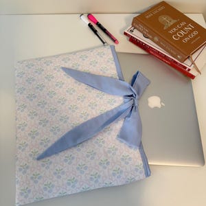Bow Book Sleeve, Bow Book Cover, Book Pouch, iPad & Laptop Case, Kindle ...