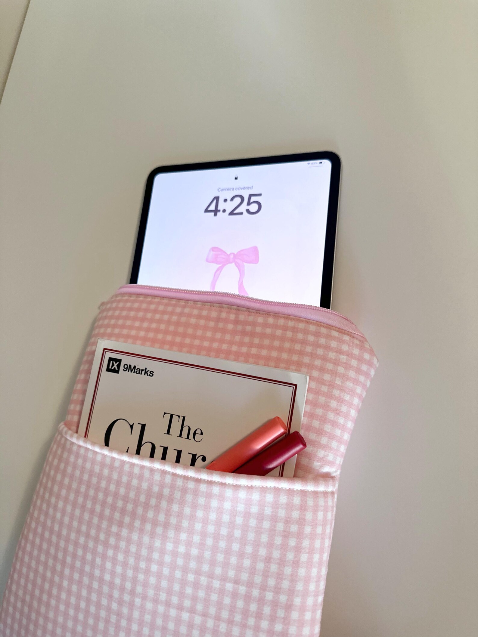 Bow Book Sleeve, Cute Book Pouch, Girly iPad & Laptop Case, Tablet Case ...