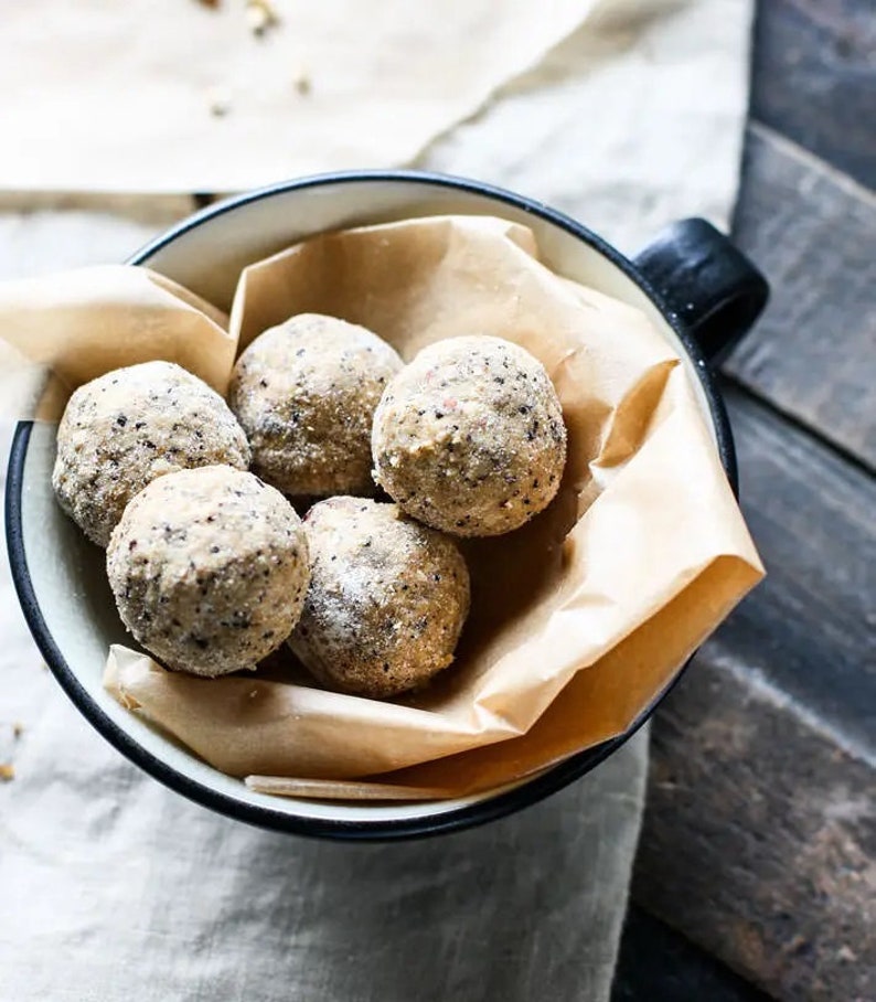 Boost Bites maple Vanilla Nut Latte Protein Balls Low Sugar Keto Gluten ...