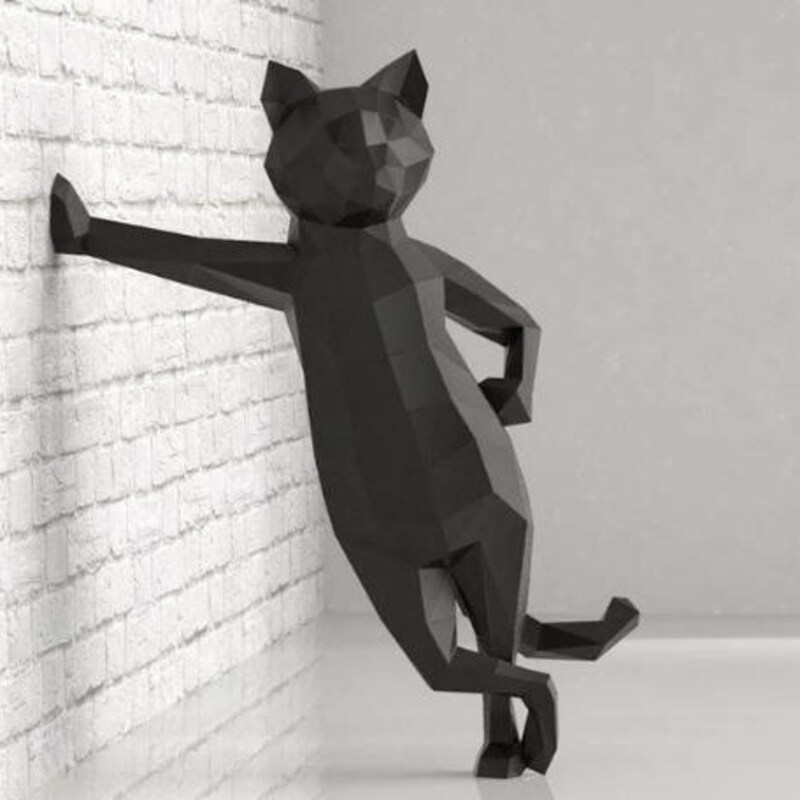 Papercraft Cat - Etsy