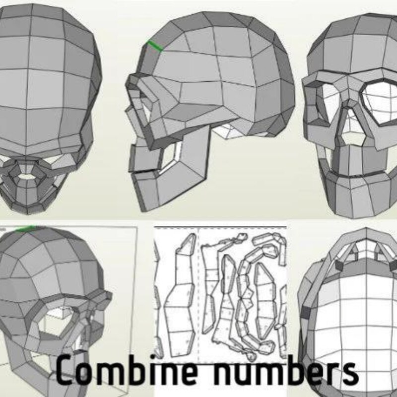 Skull Mask - Etsy