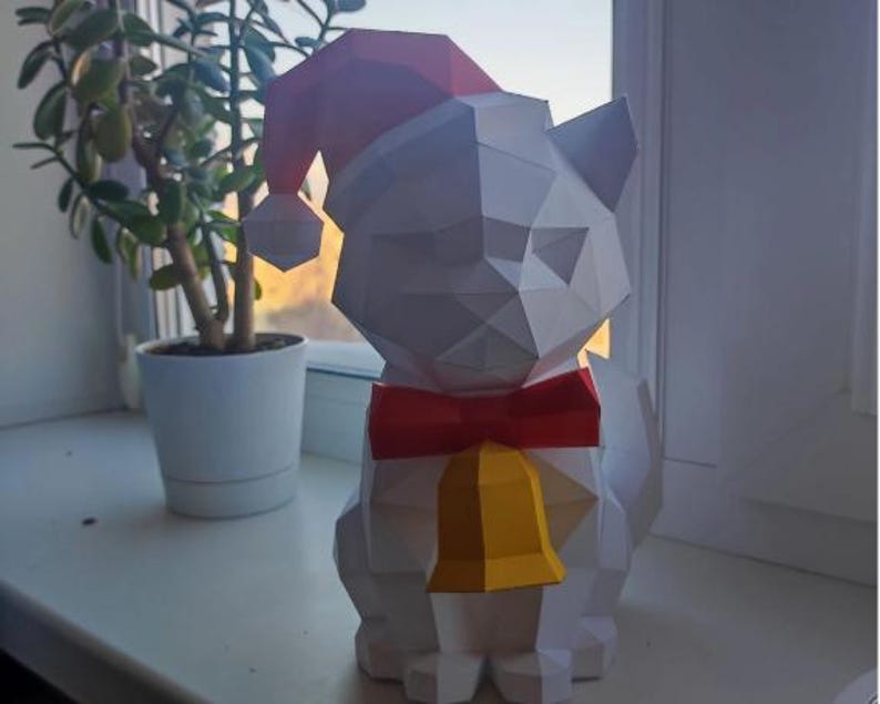 Dıy Cat Papercraft / This Santacad is a Perfect Design and Can Be Made ...