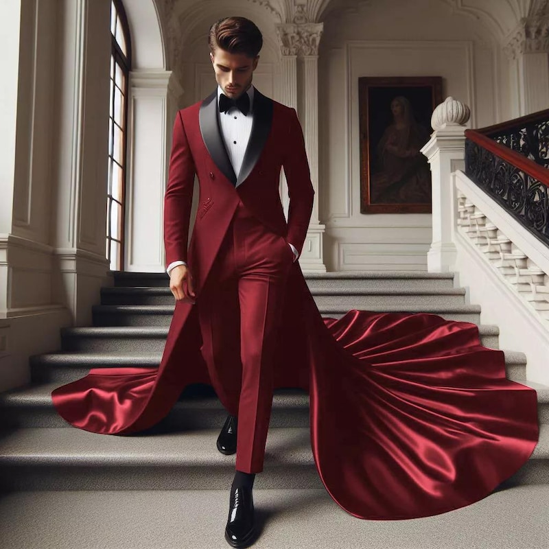 Tuxedo Jacket With Cape - Etsy