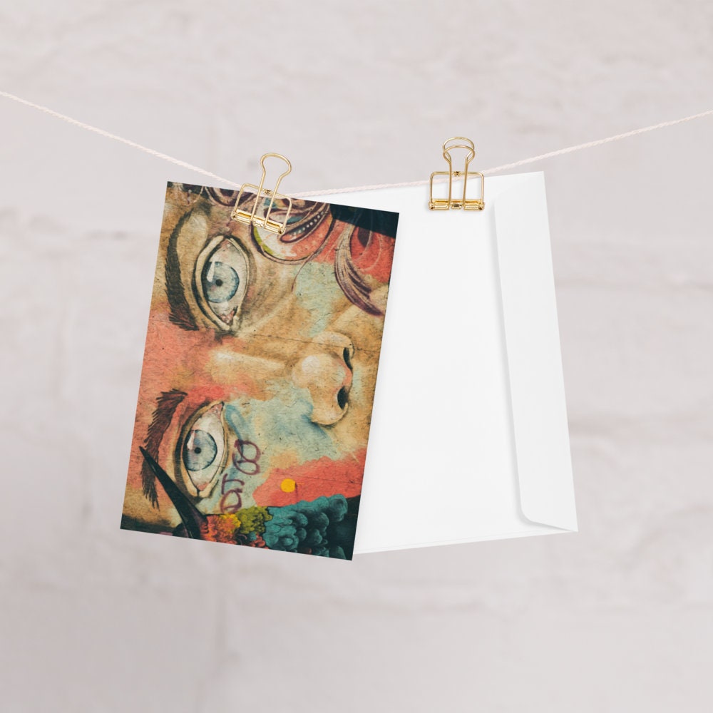 Colorful Vibrant Greeting Card for Any Ocassion - Etsy