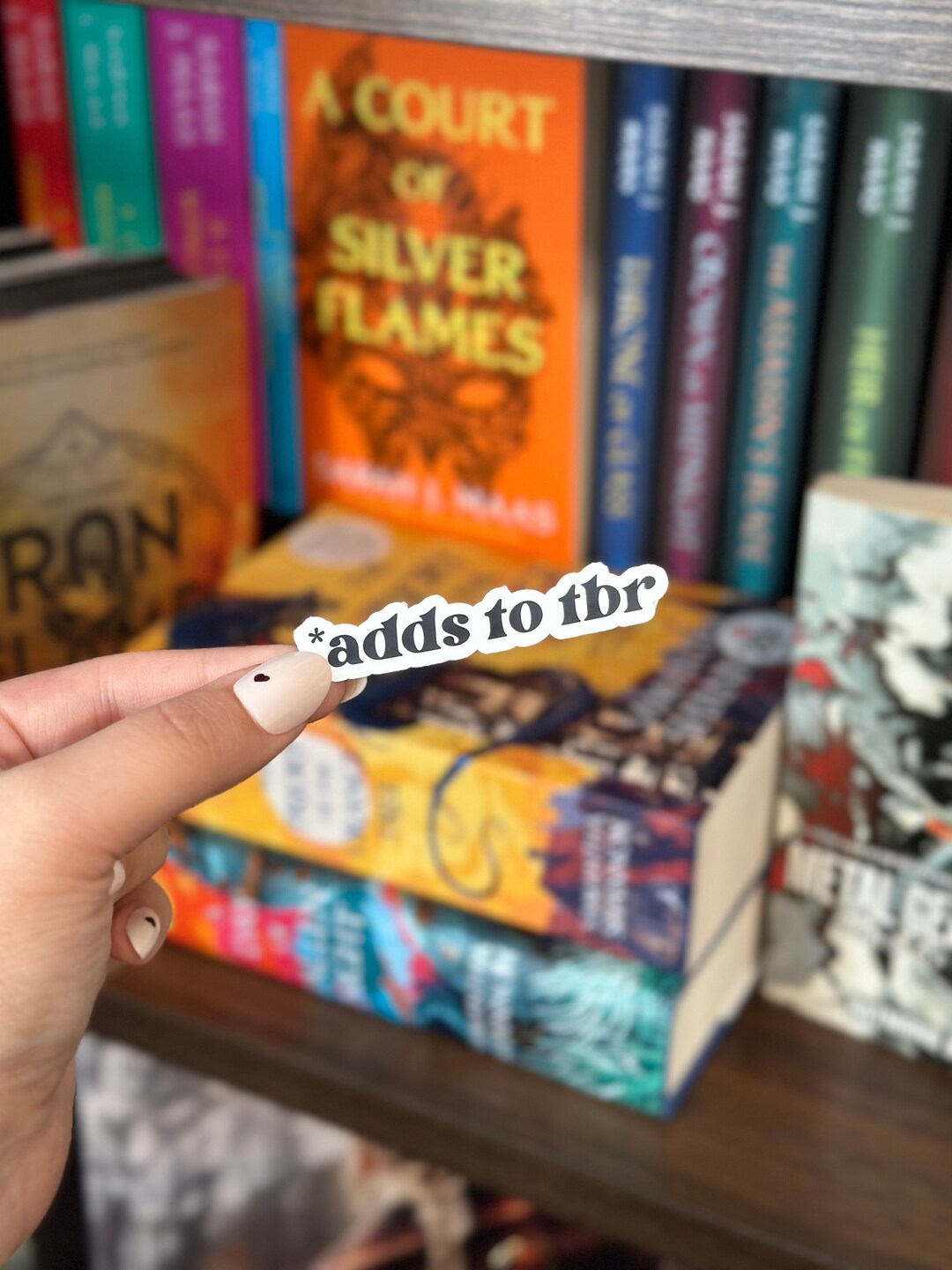 Adds to Tbr Sticker - Etsy