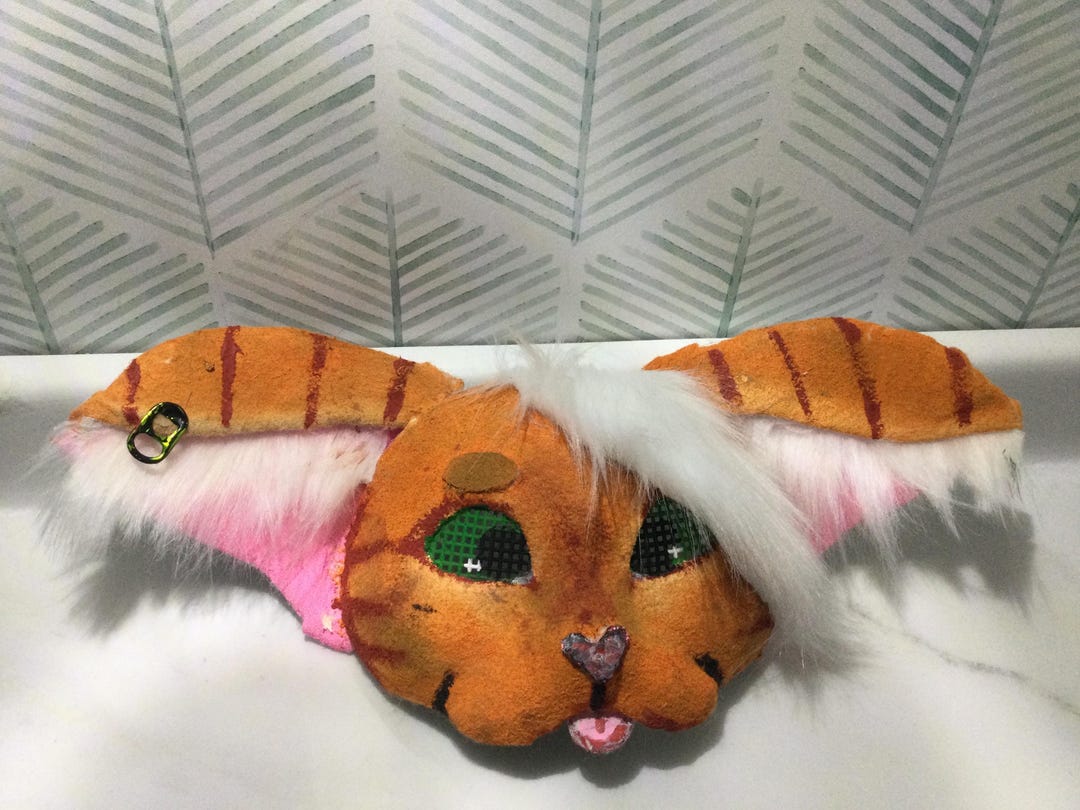Orange Tabby Cat Mask - Etsy