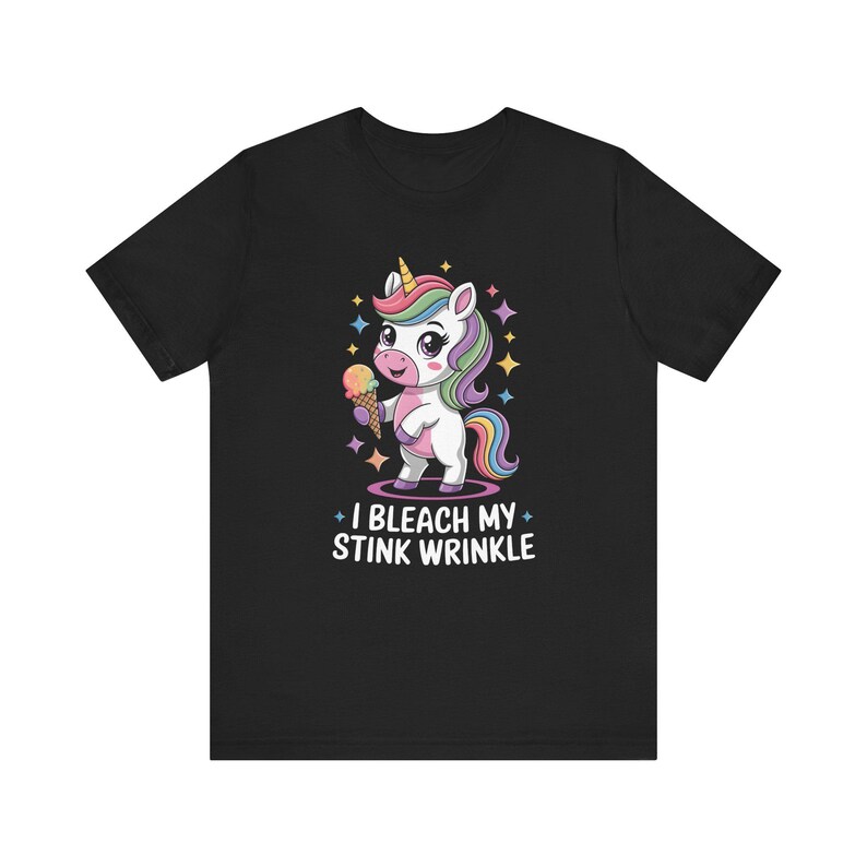 Funny Unicorn Shirt, Offensive Humor Tee, Inappropriate Shirt, I Bleach ...