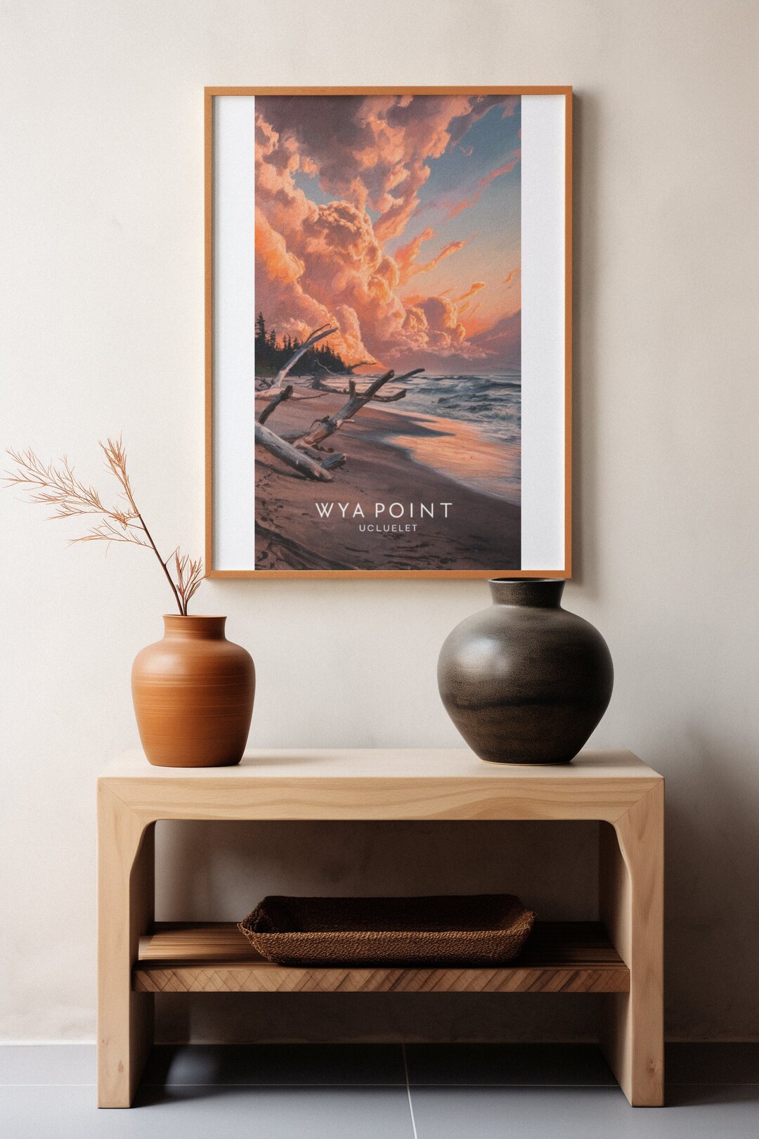 Wya Point Poster, Wya Point Beach Print, Travel Poster, Ucluelet Poster ...