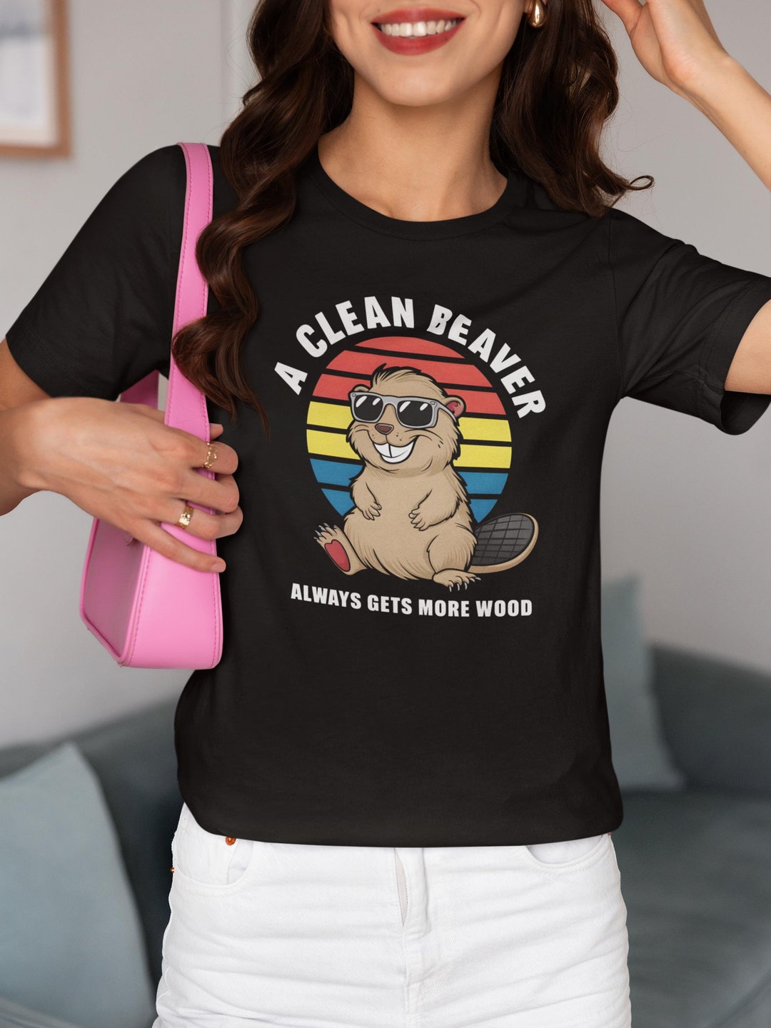 A Clean Beaver Always Gets More Wood Shirt, Inappropriate Tshirt, Funny ...