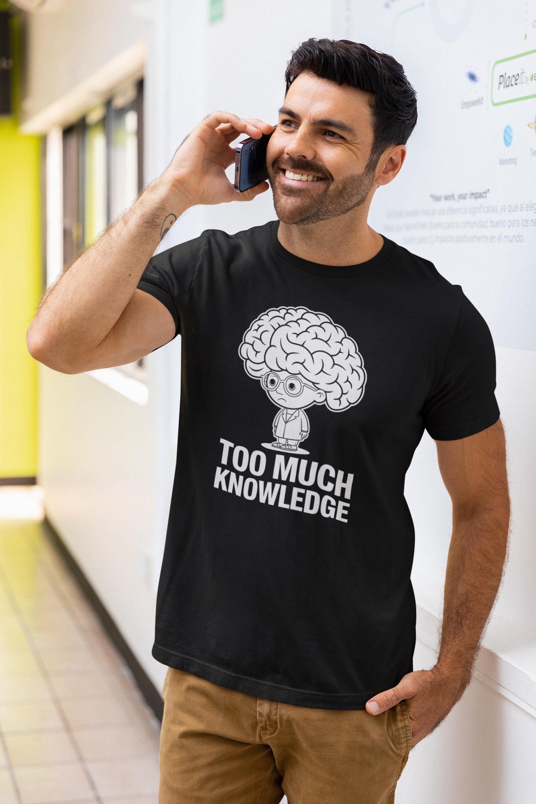 Too Much Knowledge Shirt, Funny Teacher Shirt, Overthinker Shirt, Funny ...