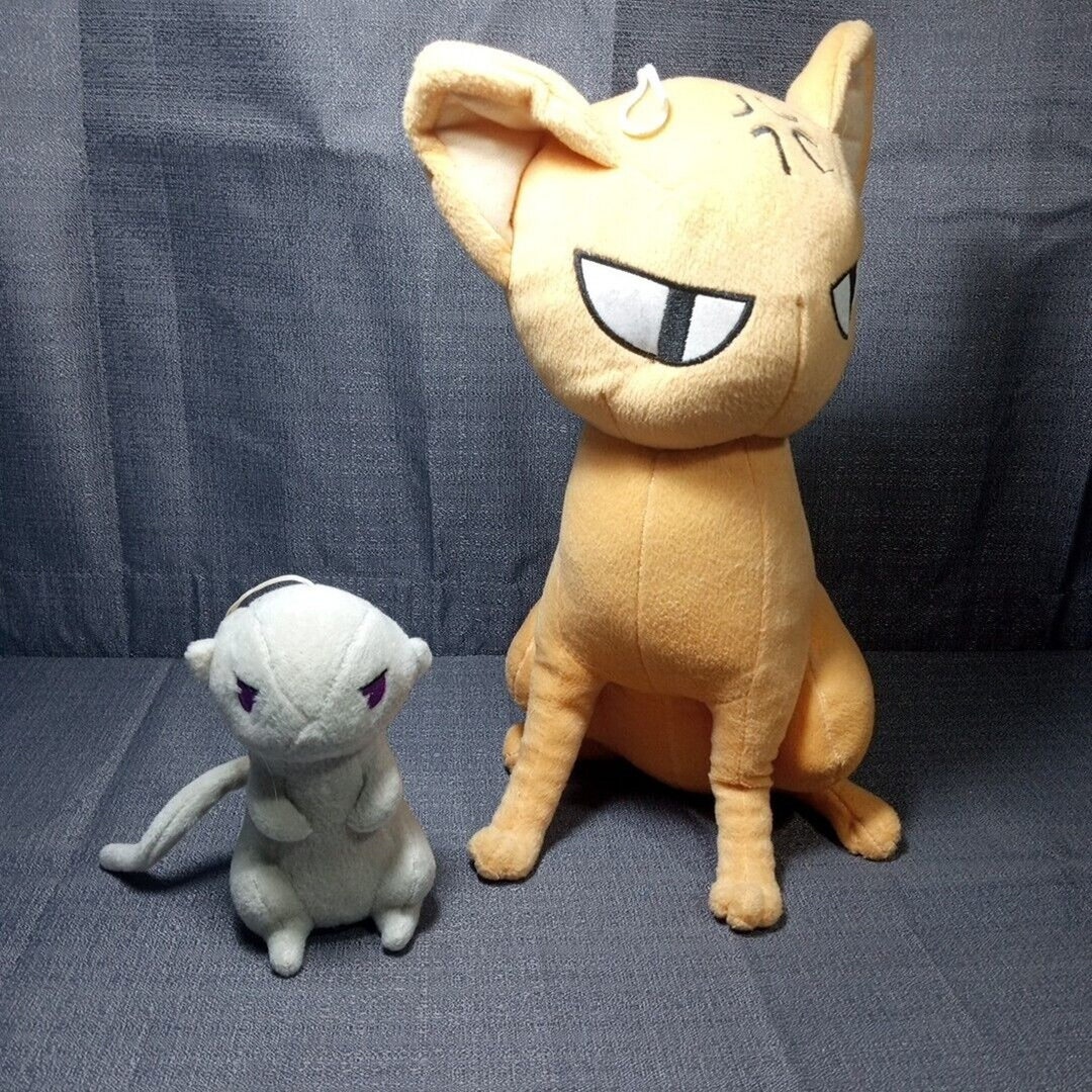 Fruits Basket Kyo Cat 12 & Yuki Rat 6 Sohma Neko Anime Plush Manga ...