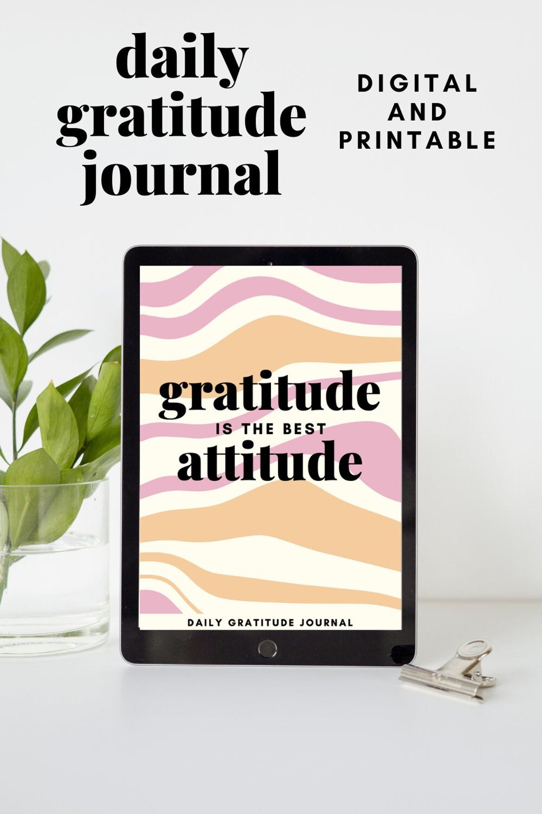 Digital Gratitude Journal Printable Gratitude Journal Download ...