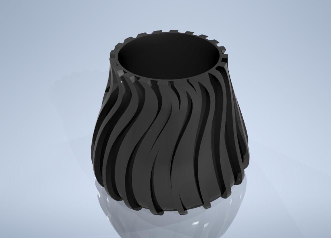 Modern Spiral Plant Pot STL File for 3D Printing - Etsy