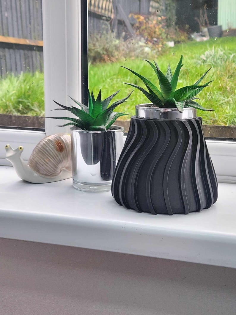 Modern Spiral Plant Pot STL File for 3D Printing - Etsy