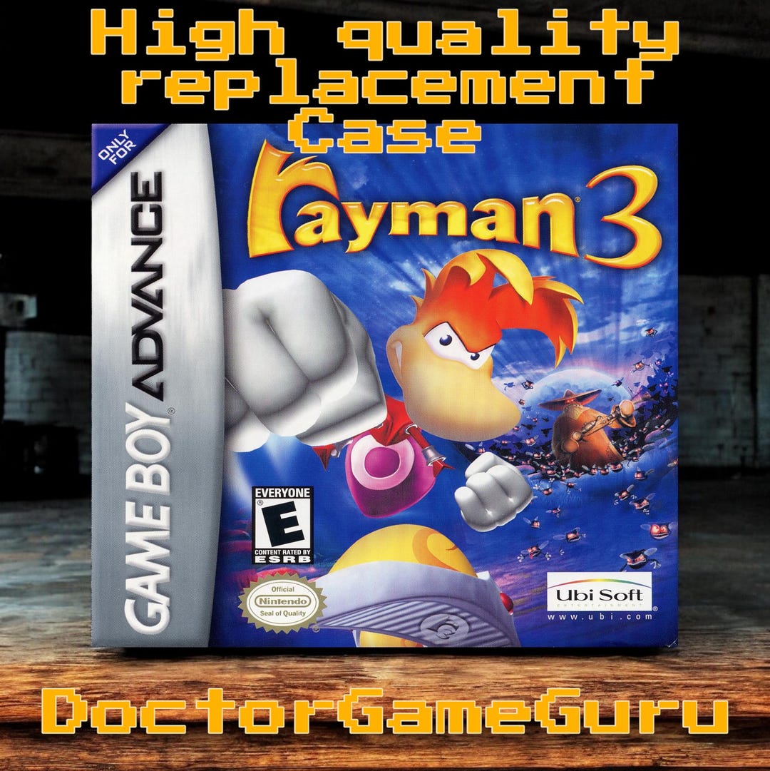 Nintendo Replacement Game Case Rayman 3 Gameboy Advance - Etsy