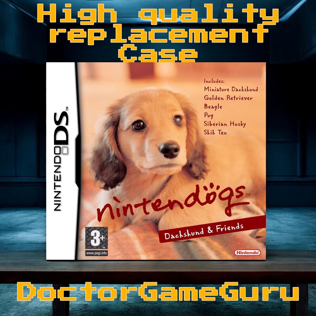 Nintendo Replacement Game Case Nintendogs Dachshund & Friends - Etsy