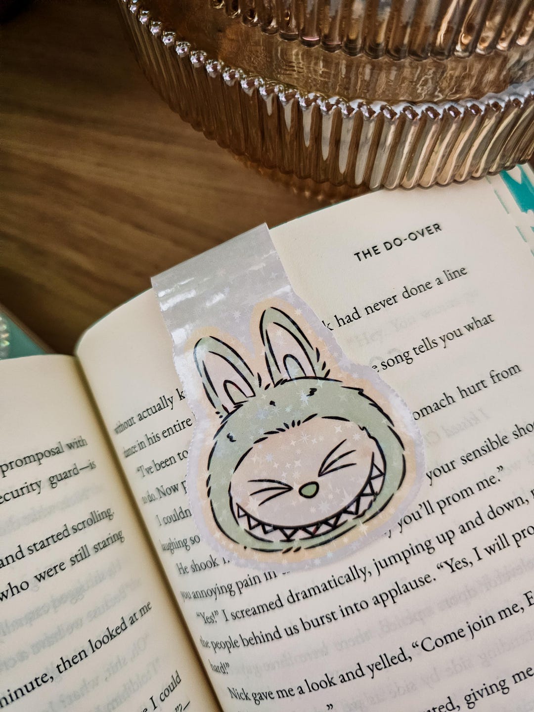Green Labubu Inspired Magnetic Bookmark - Etsy