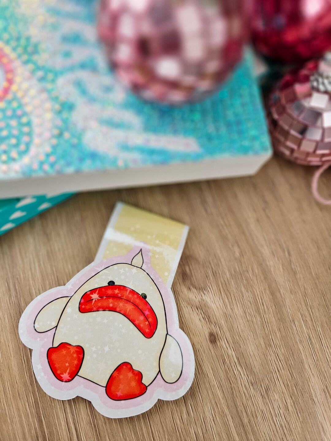 Duck Jellycat Inspired Magnetic Bookmark - Etsy