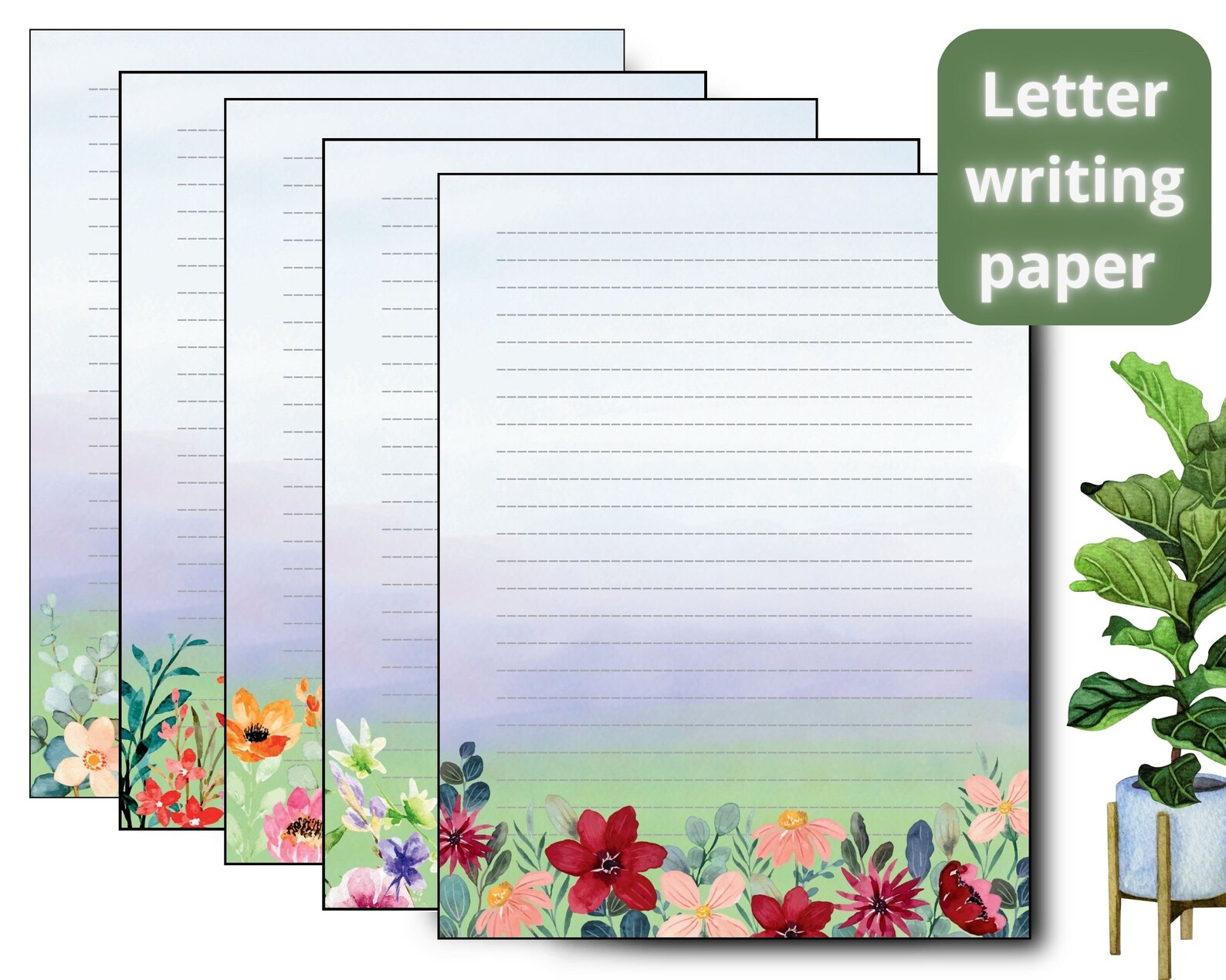 JW Letter Writing Stationery, Letter Writing Paper, JW Printable - Etsy