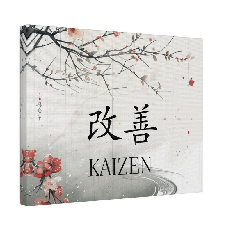 Kaizen" Motivational Wall Art / Self Development / Inspiring Wall Art ...