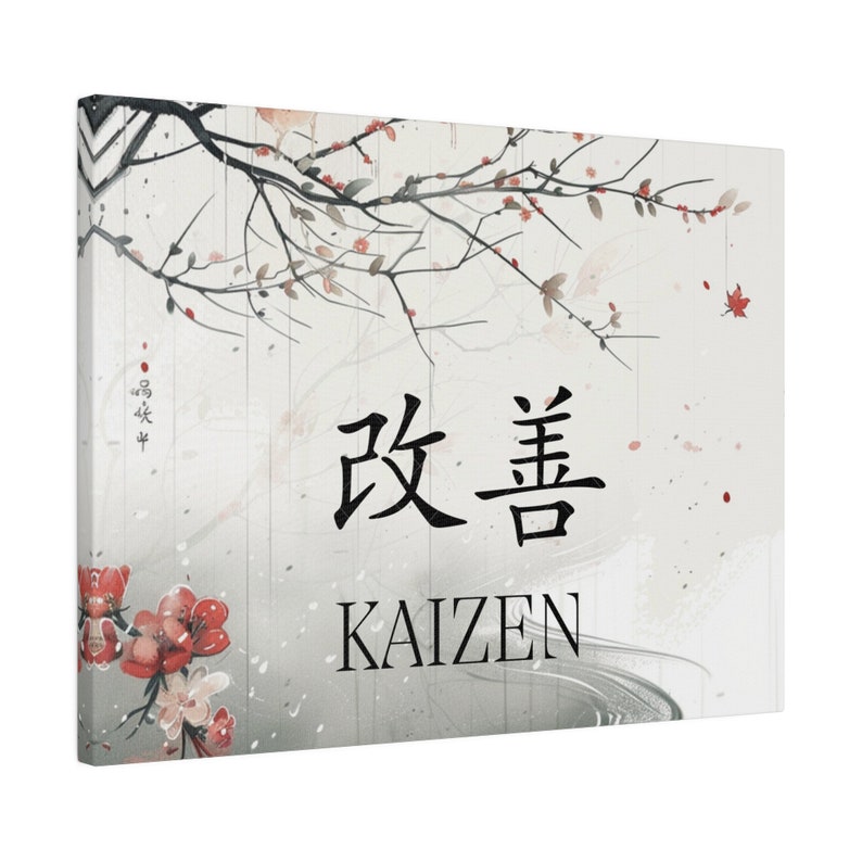 Kaizen" Motivational Wall Art / Self Development / Inspiring Wall Art ...