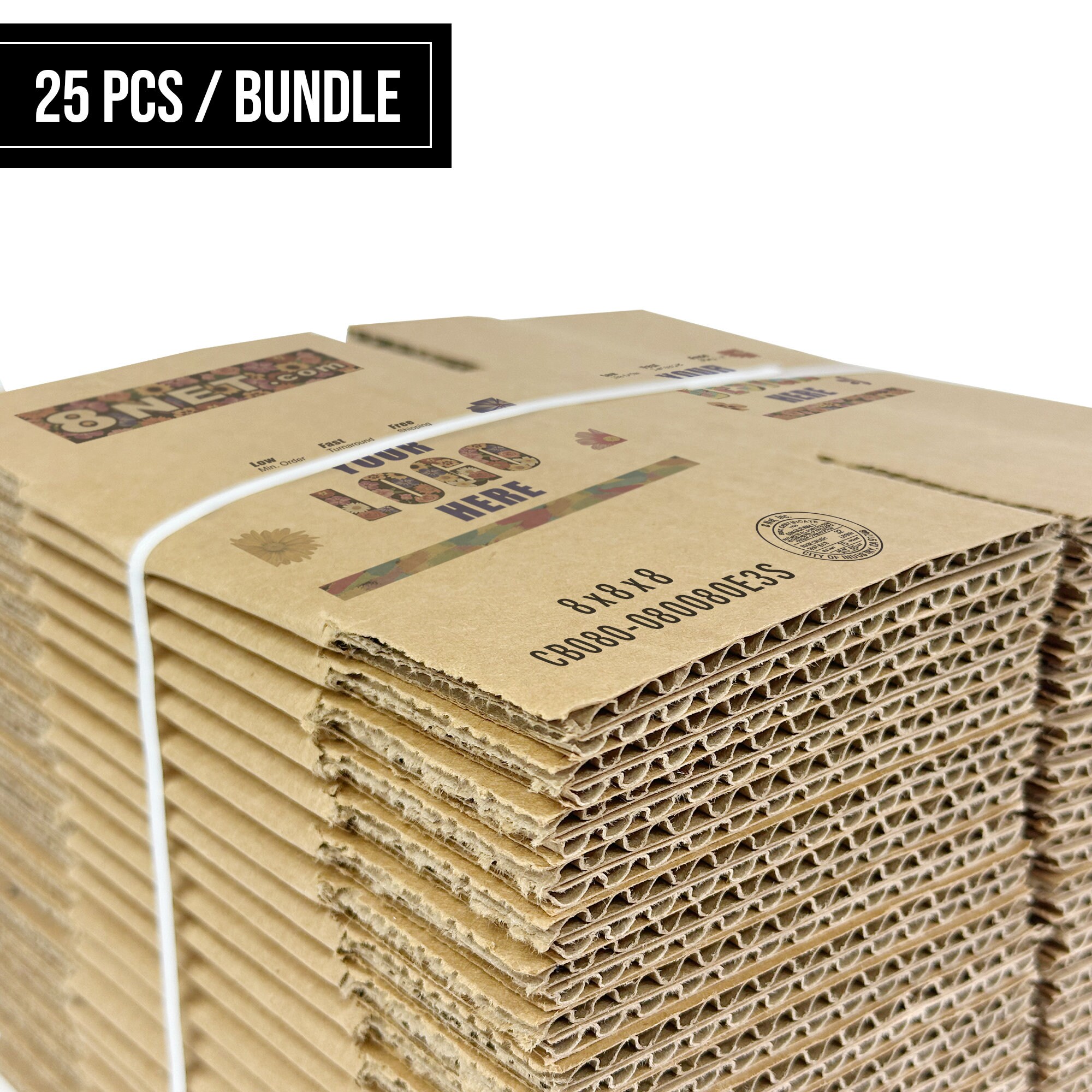 Custom Full Color Print, Corrugated Cardboard Shipping Boxes, Regular ...