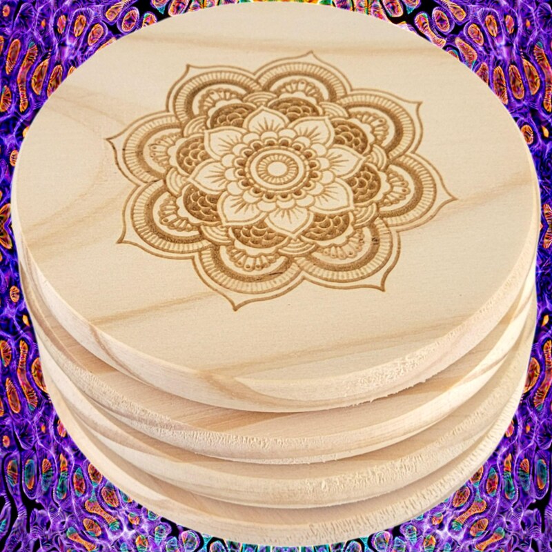 Mandala Coasters - Etsy